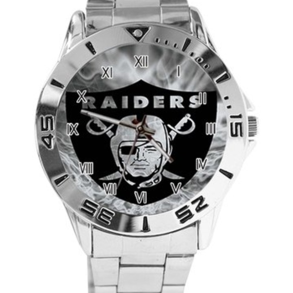 Accessories | Sold Nfl Oakland Raiders Watch Stainless Steel | Poshmark